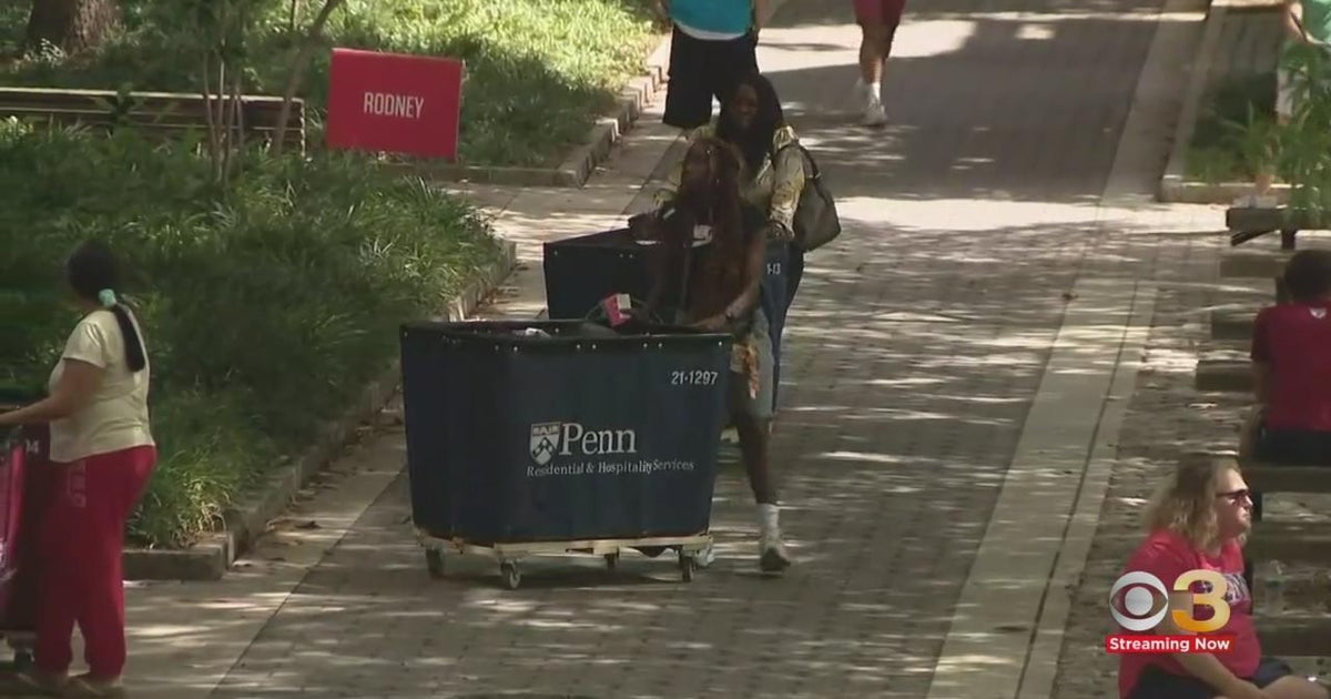 UPenn welcomes freshman to campus - CBS Philadelphia