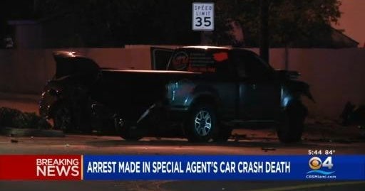 Arrest made in FDLE special agent's car crash death - CBS Miami