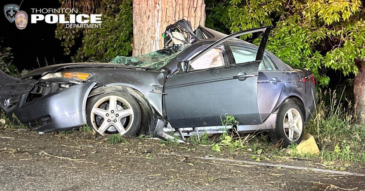 One killed, one seriously injured in overnight single-car crash in ...