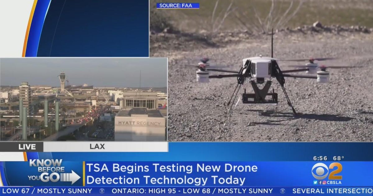 New Drone Detection Technology To Be Tested At Lax Cbs Los Angeles