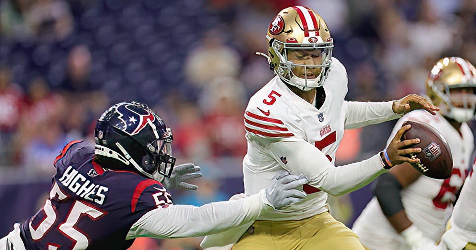 Undefeated in preseason, Texans blank 49ers - CBS San Francisco