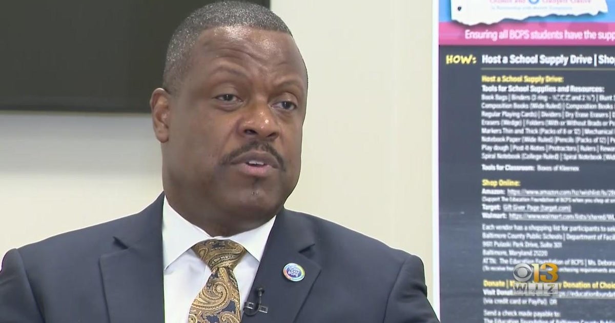 Baltimore County Superintendent Dr. Darryl Williams discusses teacher ...