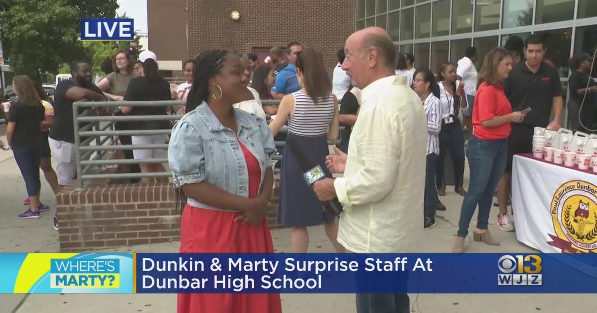 Where's Marty? Surprising the fabulous staff of Dunbar High School with ...