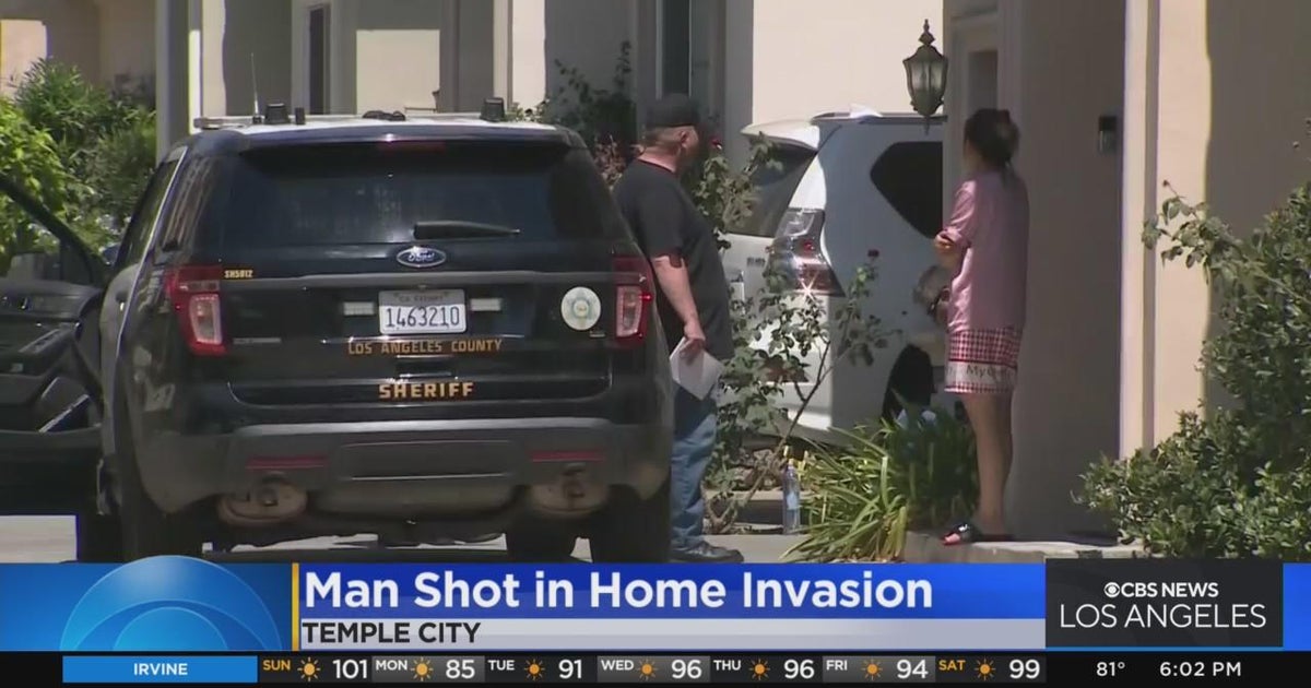 Man shot, 2 women zip-tied in Temple City home invasion - CBS Los Angeles
