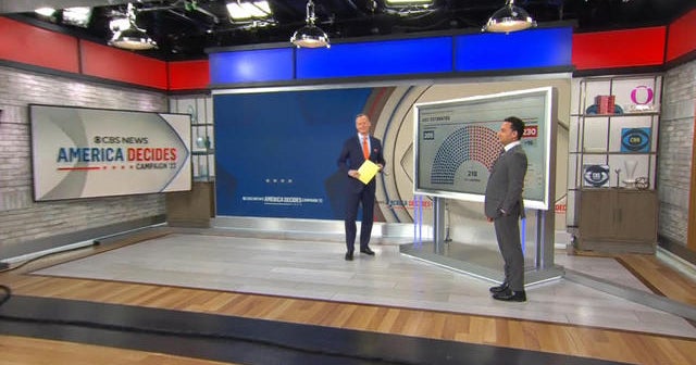 CBS News Battleground Tracker estimates shrink in projected seats for ...