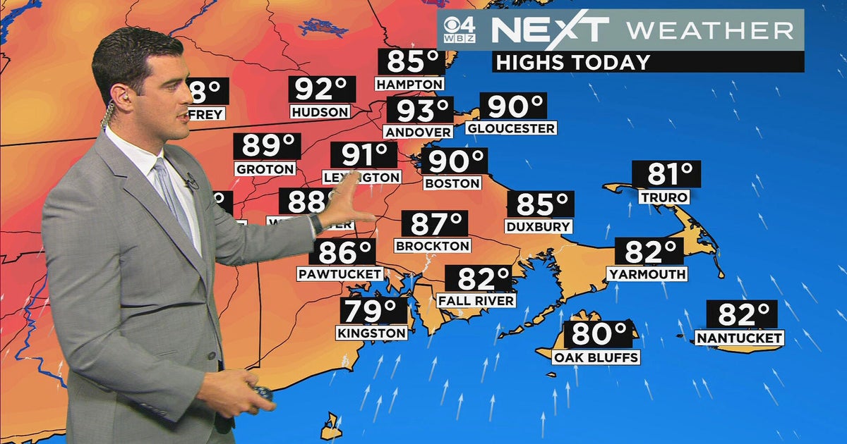 Next Weather: WBZ morning forecast for August 30 - CBS Boston
