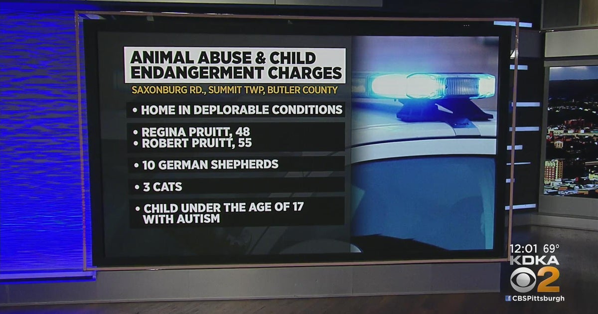 Butler County couple facing several charges after child and dozens of animals found in home ...