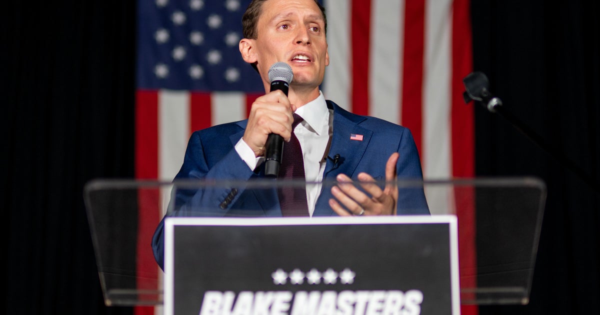 Blake Masters, Trump-endorsed GOP Senate candidate in Arizona, attempts ...
