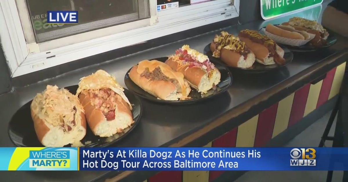 Where's Marty? At Killa Dogz, the fourth stop on his Hot Dog Week tour ...