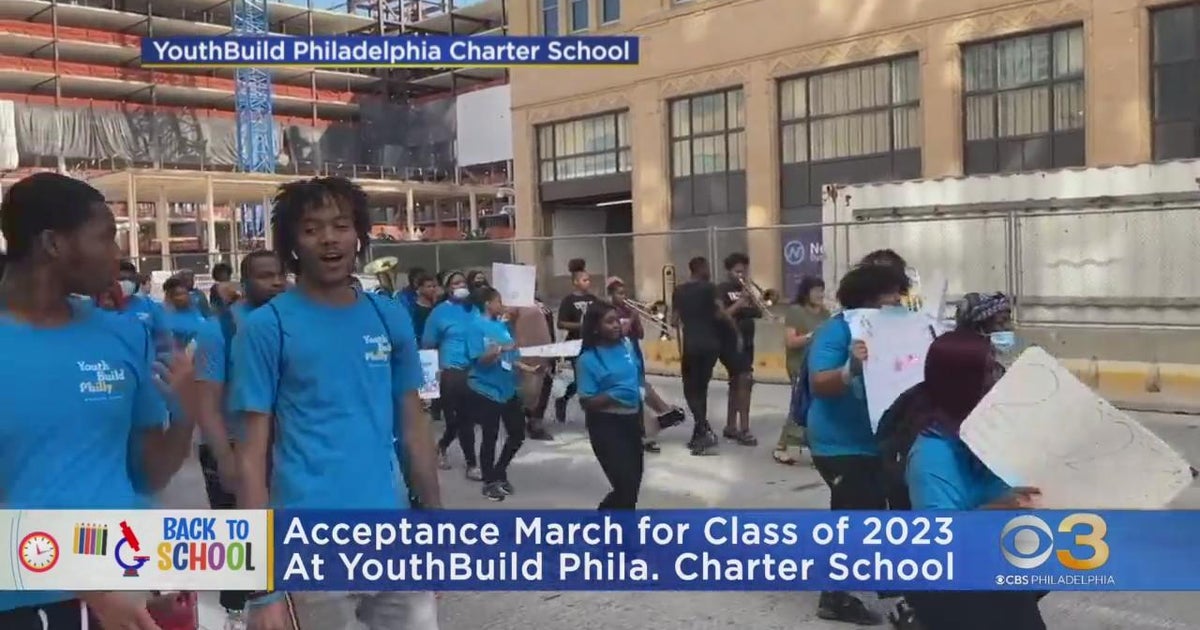 Acceptance March for Class of 2023 at YouthBuild Philadelphia Charter ...