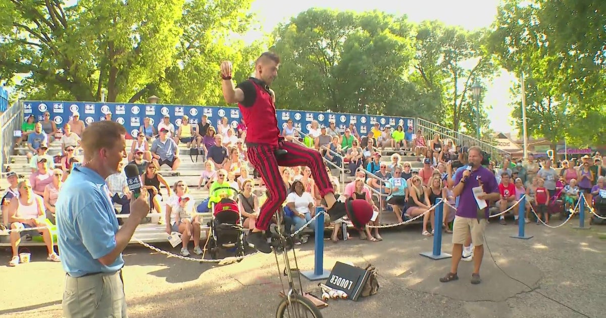 Jason D'Vaude brings the circus to the fair - CBS Minnesota