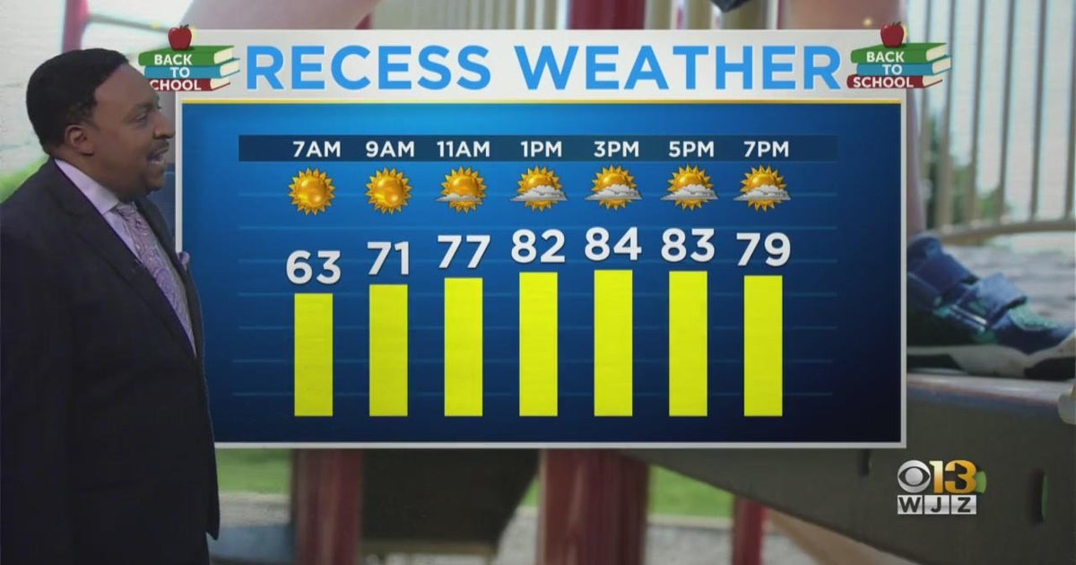 Meteorologist Tim Williams has your Friday morning forecast - CBS Baltimore