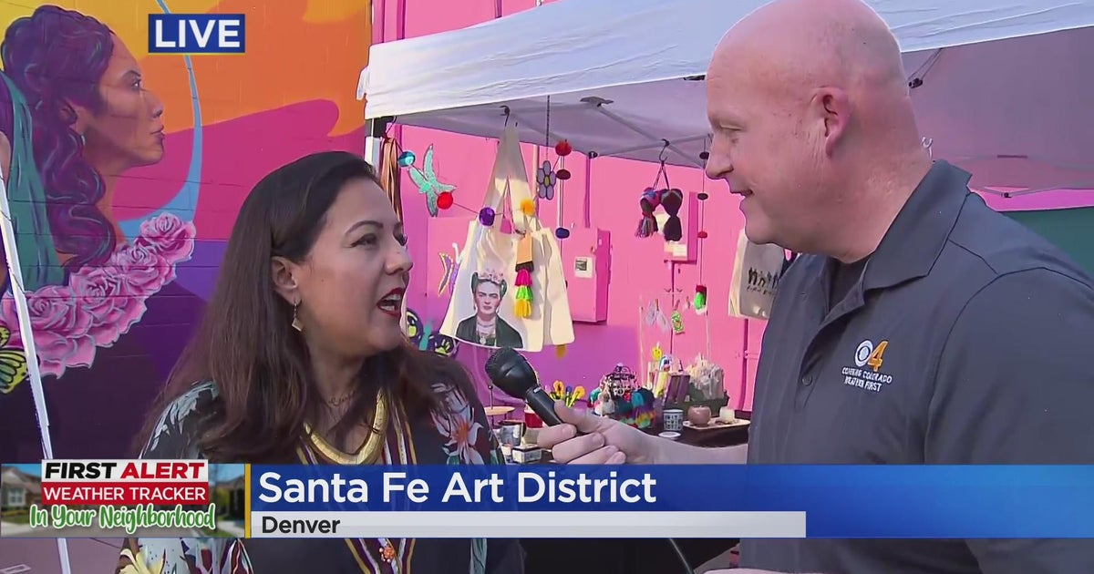 First Alert Weather Tracker visits Santa Fe Arts District - CBS Colorado