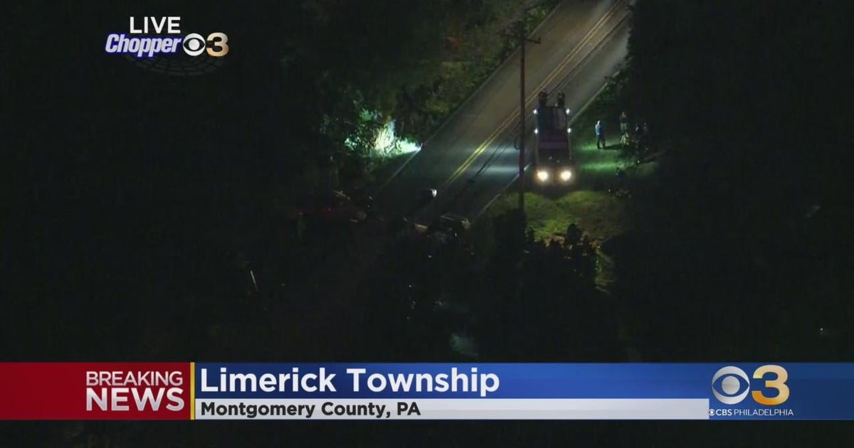 2-vehicle crash closes Township Line Road in Limerick Township - CBS ...