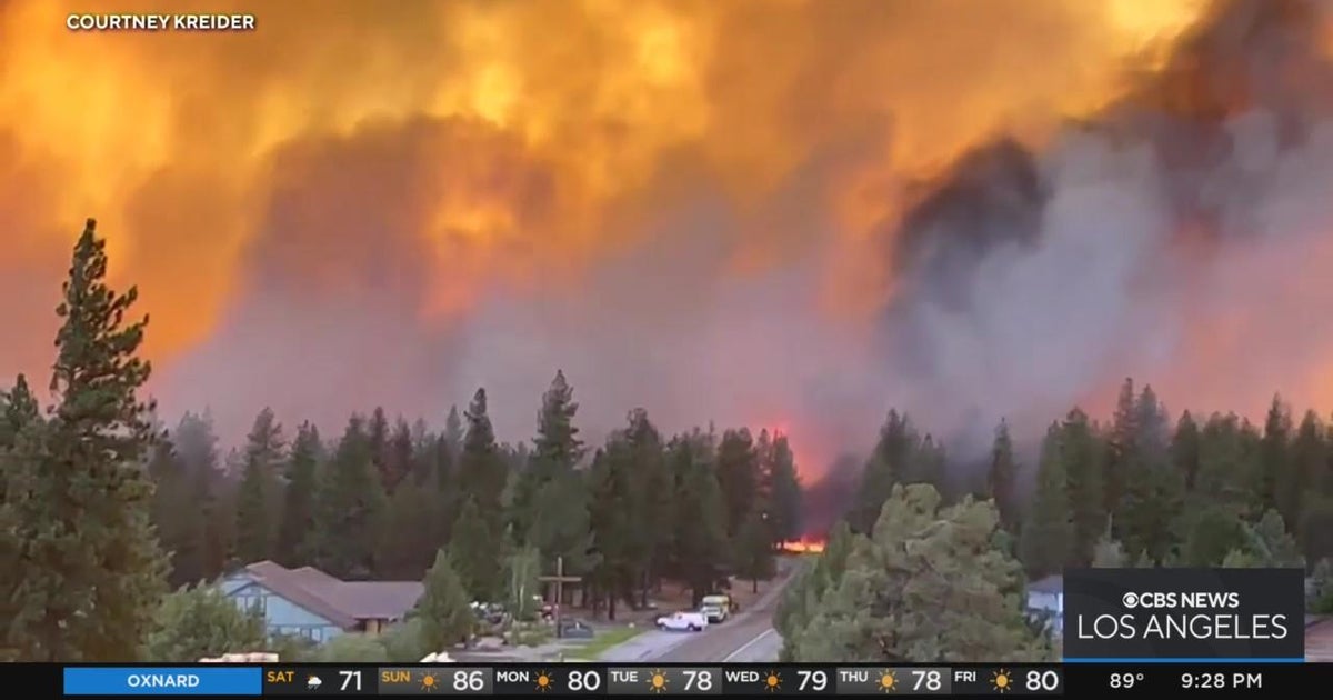 Wildfires erupt along West Coast amid worst heat wave of the year - CBS ...