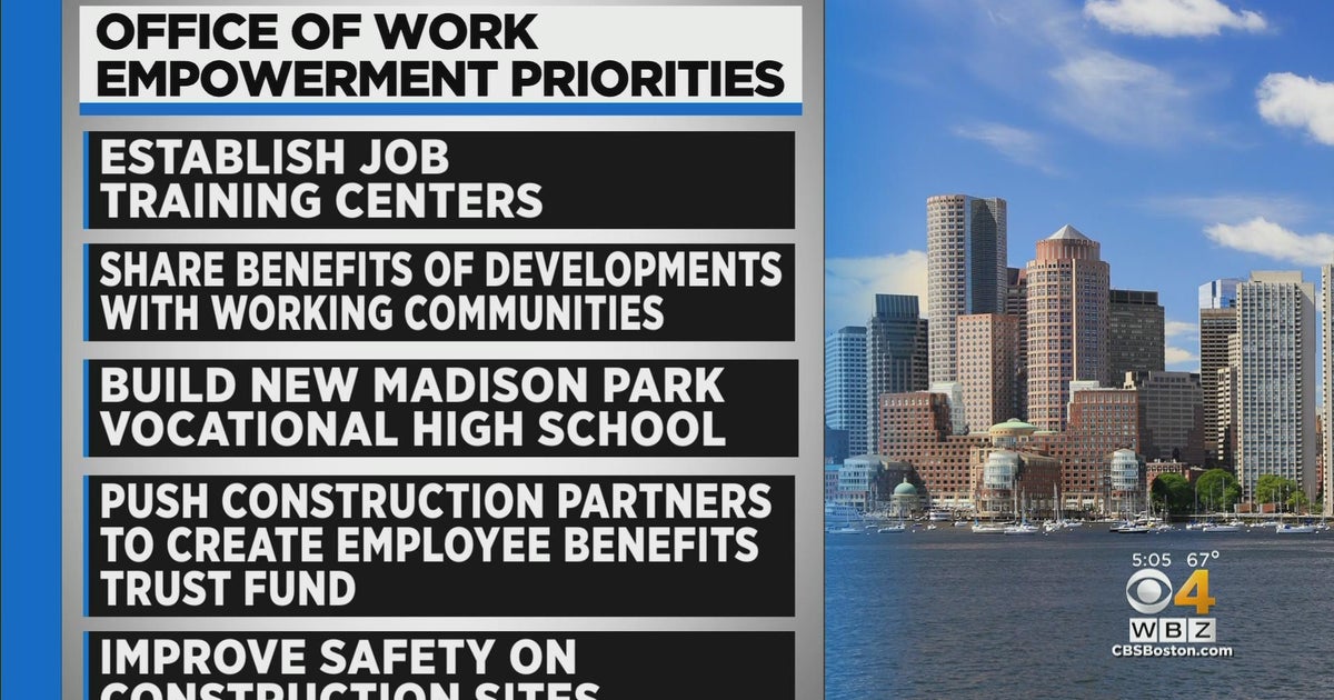 Mayor Wu announces creation of the Office for Worker Empowerment - CBS ...