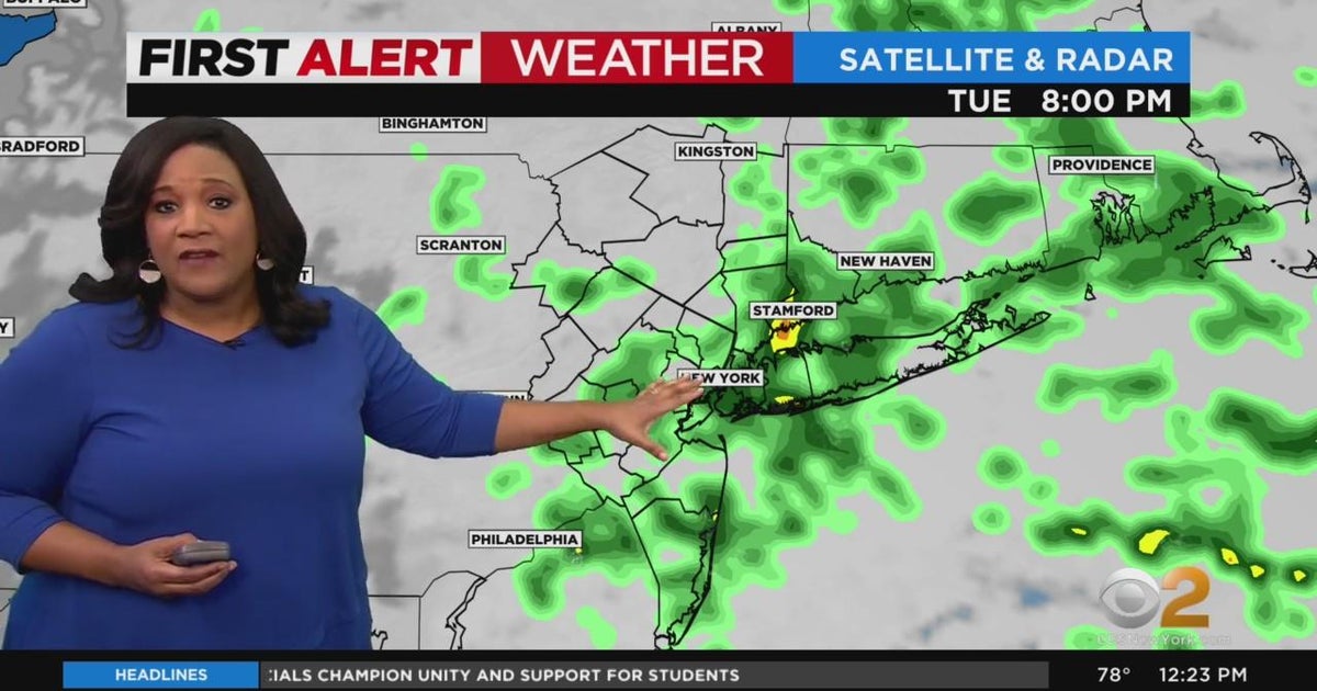 First Alert Weather: Tuesday soaker - CBS New York