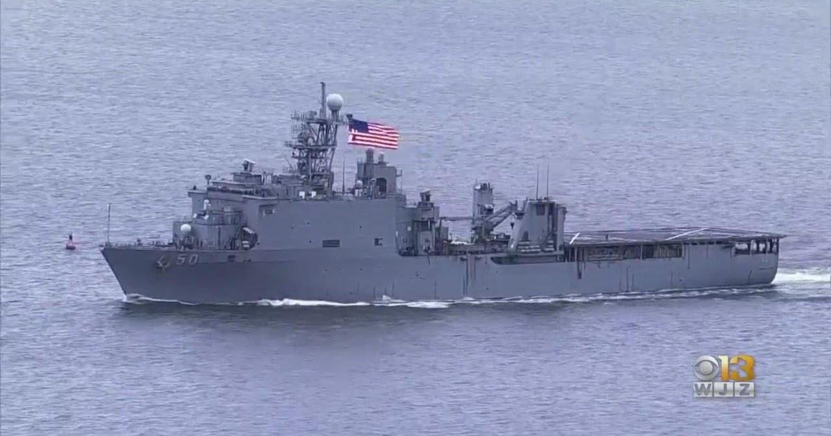 USS Carter Hall heads to Inner Harbor to participate in Maryland's ...