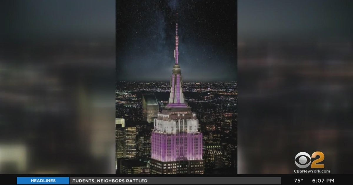 Empire State Building to light up in purple & silver to honor queen ...