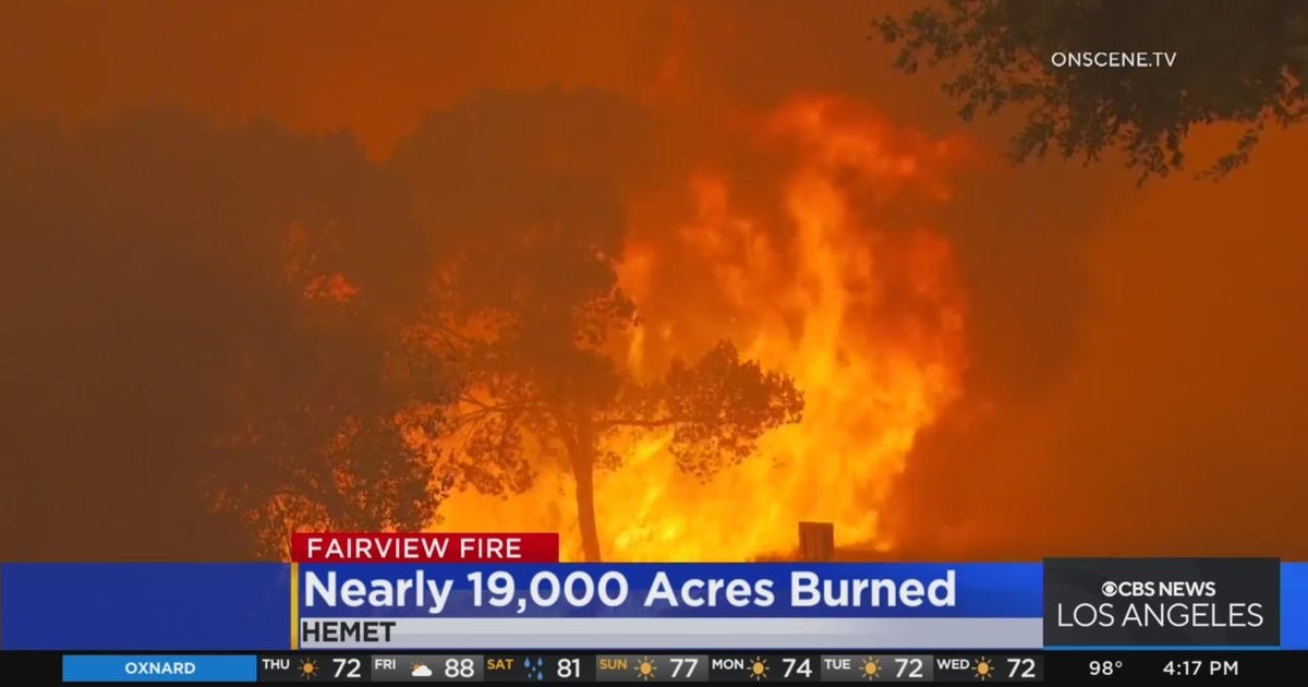 Fairview Fire continues to burn in Hemet; community reacts to ...