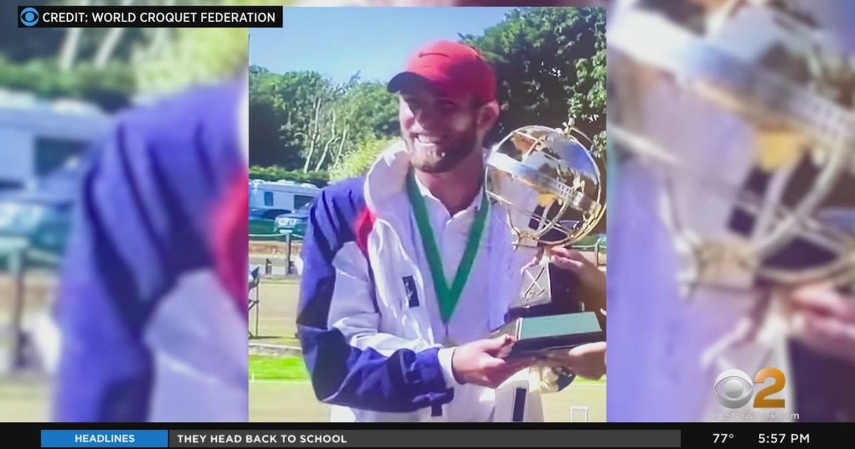 Matthew Essick crowned world champion of golf croquet - CBS New York
