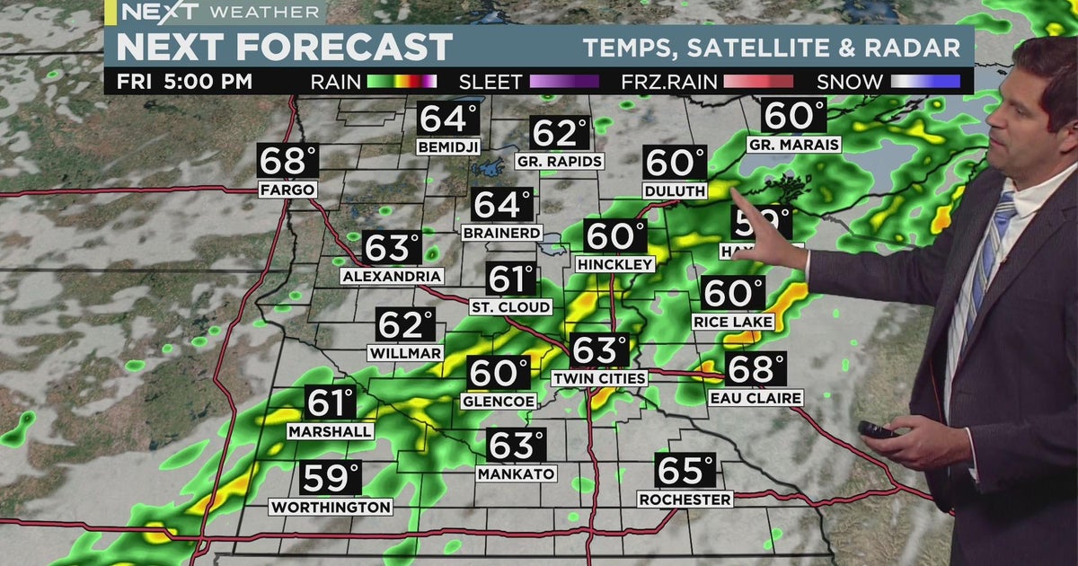 NEXT Weather: Rain through overnight hours, then things look dry - CBS ...