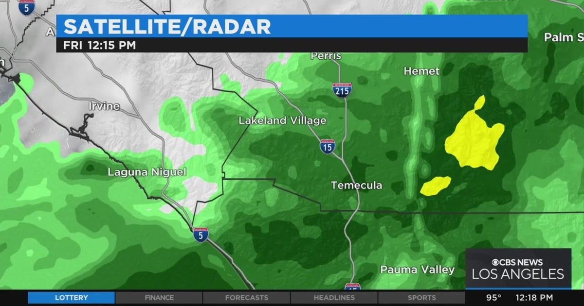 Tropical Storm Kay to bring heavy rain totals to Southland - CBS Los ...