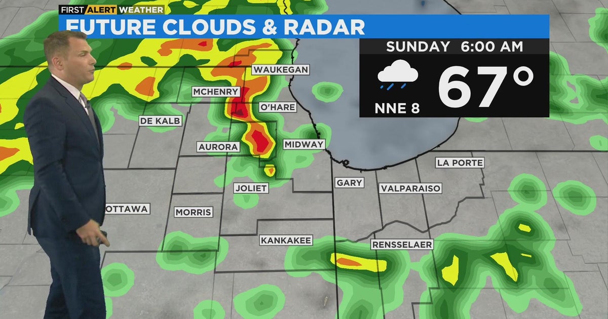 Chicago First Alert Weather: Get ready for rain Sunday - CBS Chicago