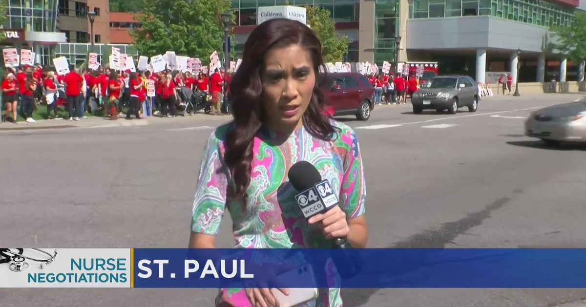 Noon update: Day 1 of Minnesota nurses strike - CBS Minnesota
