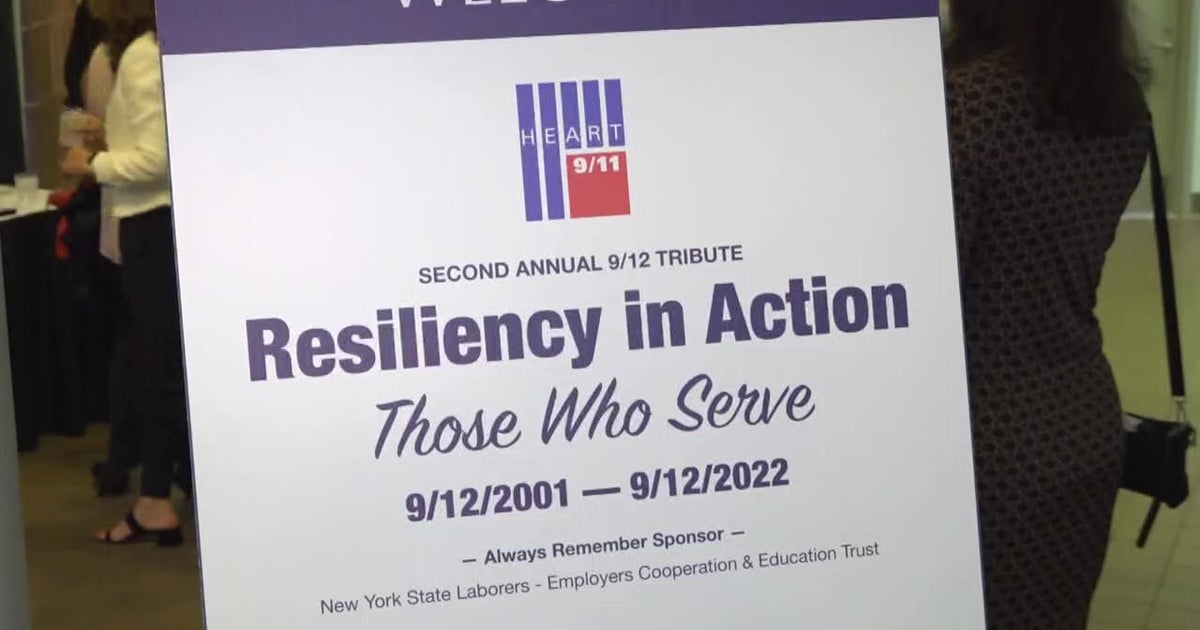 Many New Yorkers gather to honor the spirit of Sept. 12 - CBS New York