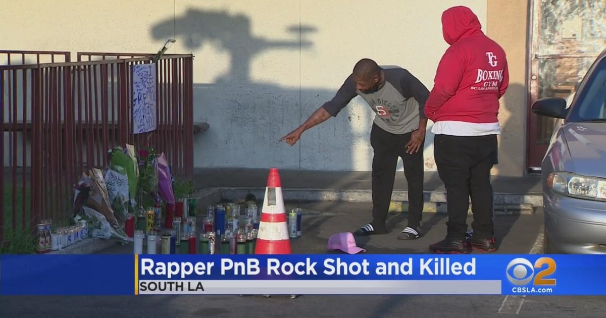 Memorial for rapper PnB Rock grows at Roscoe's Chicken and Waffles ...