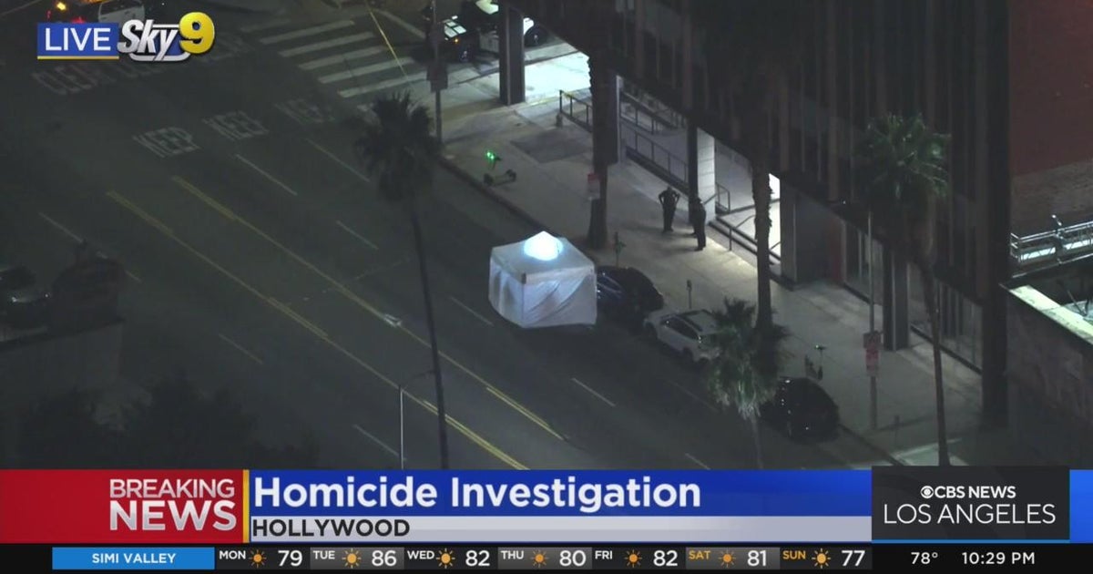 LAPD investigating homicide in Hollywood - CBS Los Angeles