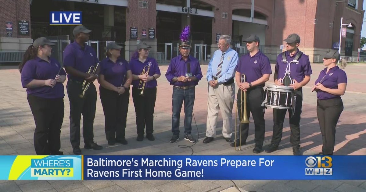 Where's Marty? Learning about how the Marching Ravens connects with the ...
