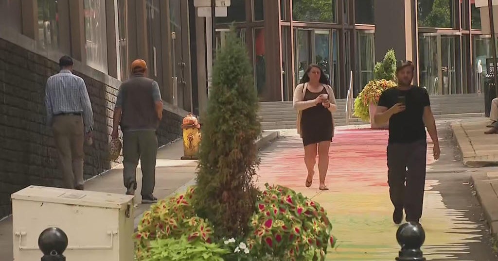 New mural on Strawberry Way completed by Pittsburgh CAPA students and ...