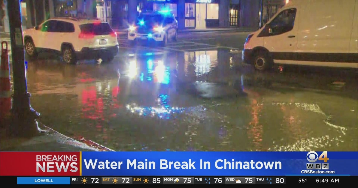 Water main break shuts down several streets near Chinatown, Tufts ...