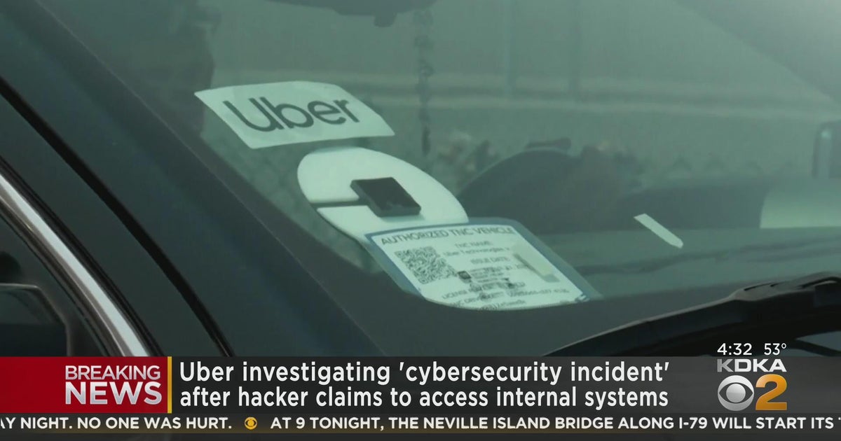 Uber Working With Law Enforcement After Data Breach Cbs Pittsburgh