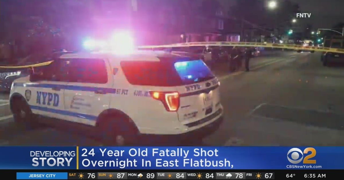 NYPD: 24-year-old shot to death in Brooklyn - CBS New York