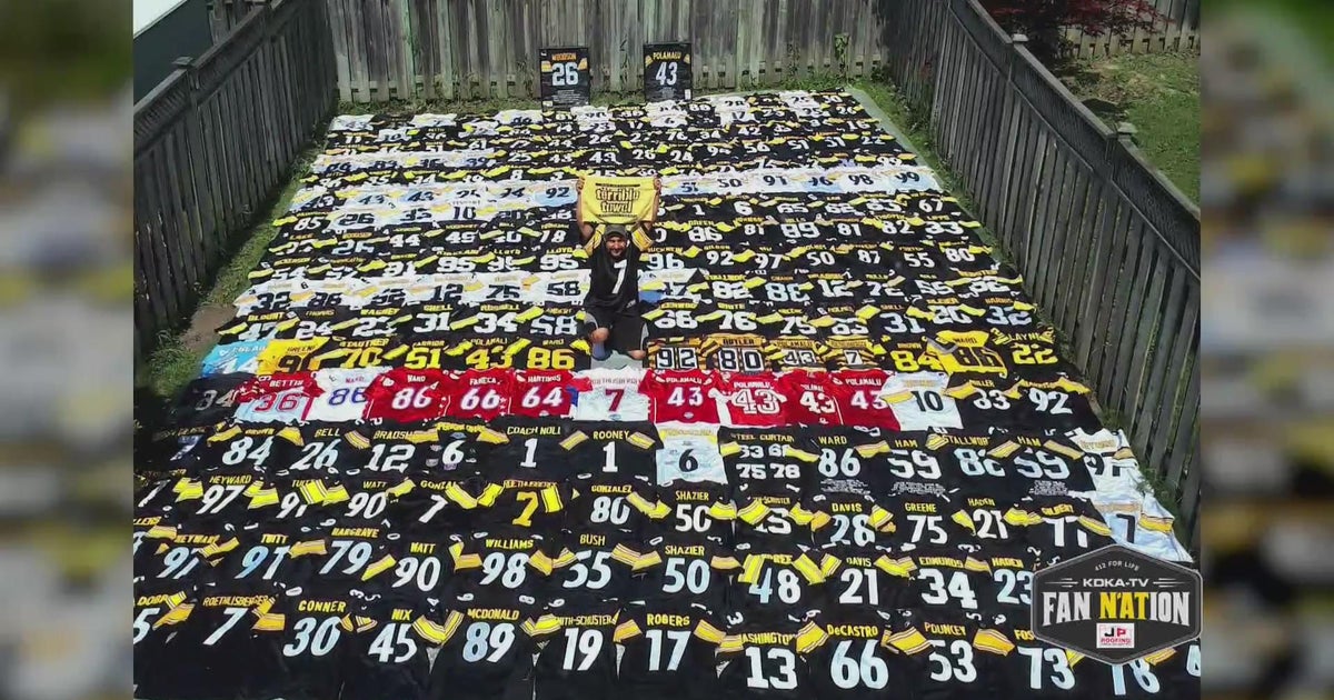 'It's my second skin': A Steelers fan's immaculate jersey collection ...