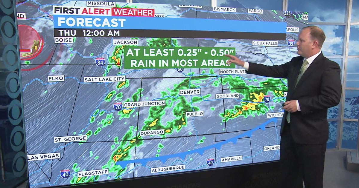 Cold front tonight, rain statewide tomorrow - CBS Colorado