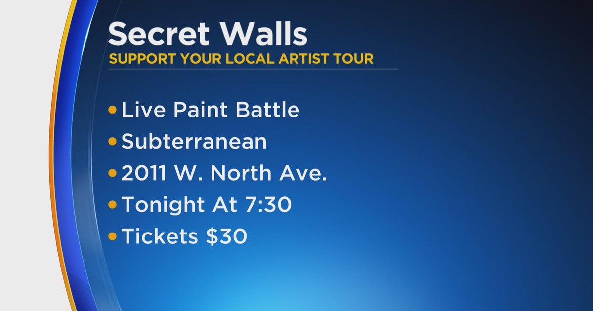 Secret Walls paint competition happening Wednesday at Chicago's ...
