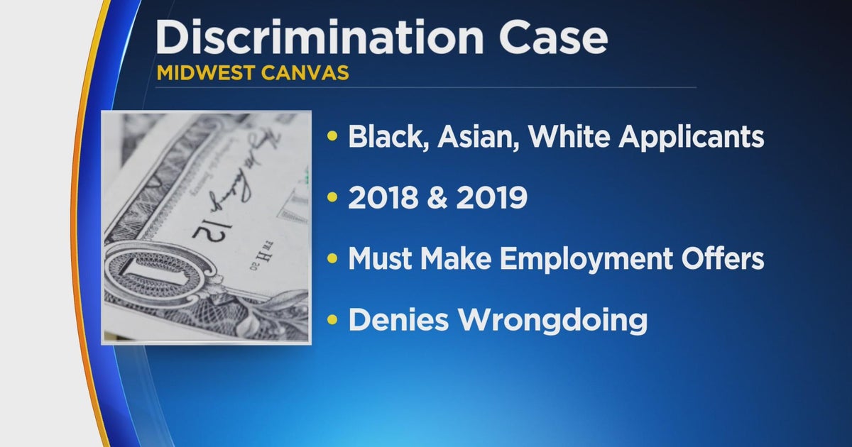 Chicago company pays $230,000 to settle discrimination case - CBS Chicago