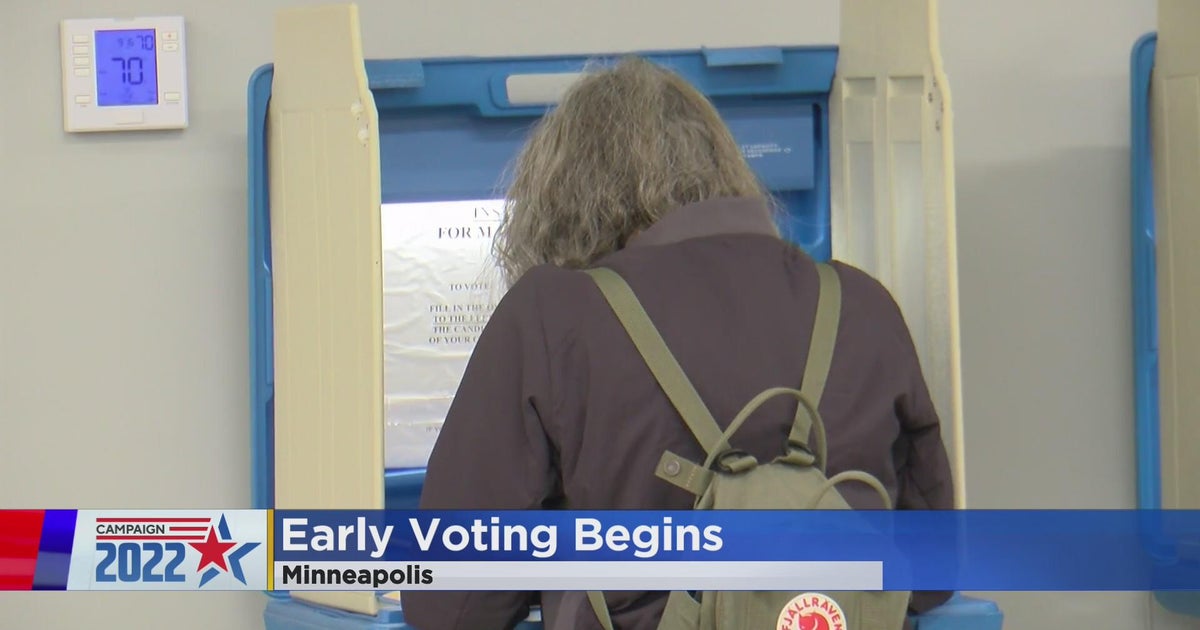 Early voting begins in Minnesota's midterm election - CBS Minnesota