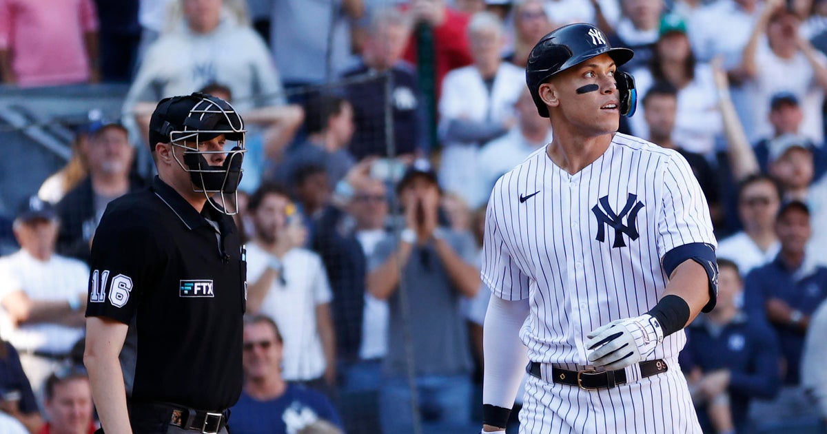 Judge still at 60, homerless in 4th straight, Yanks win - CBS New York