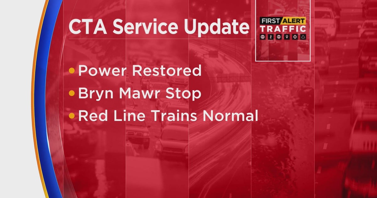 Power restored at CTA Bryn Mawr Red Line stop - CBS Chicago