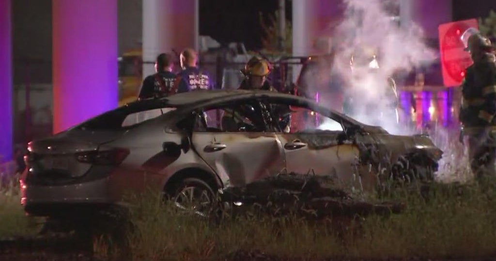 Fiery crash on I-95 at Aramingo Avenue off-ramp sends 1 person to the ...