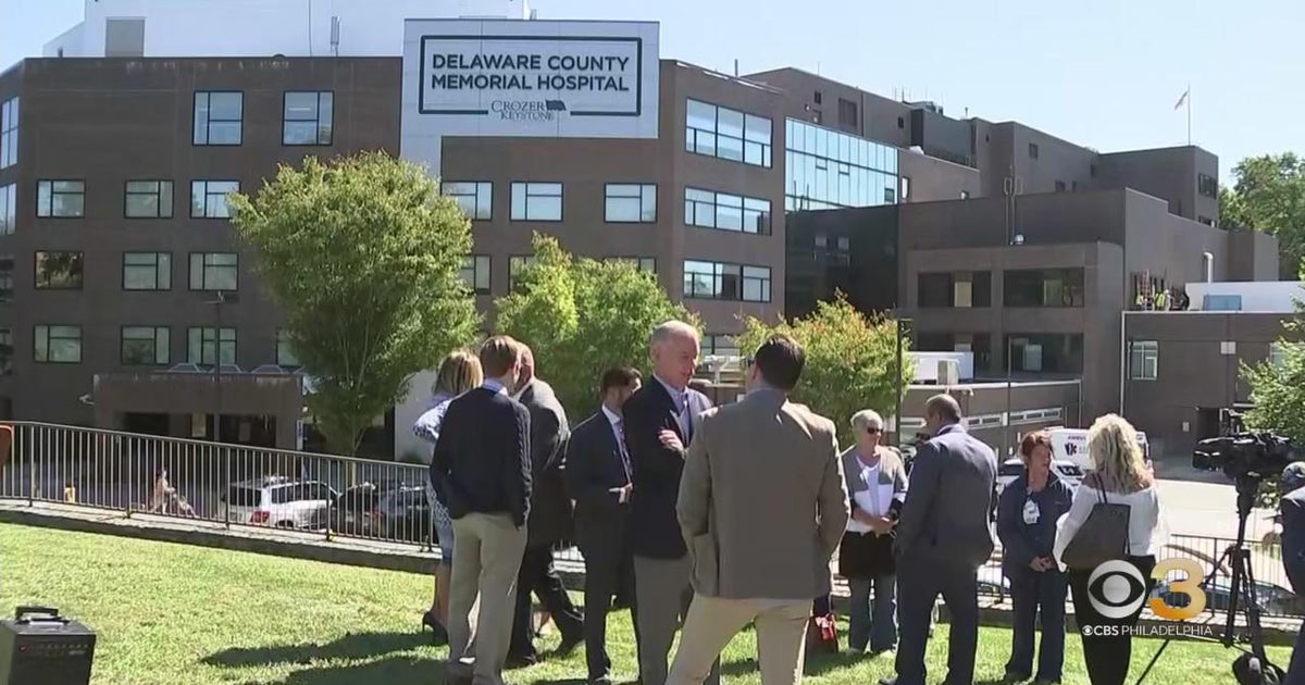 Rally against closure of Delaware County Memorial Hospital - CBS ...