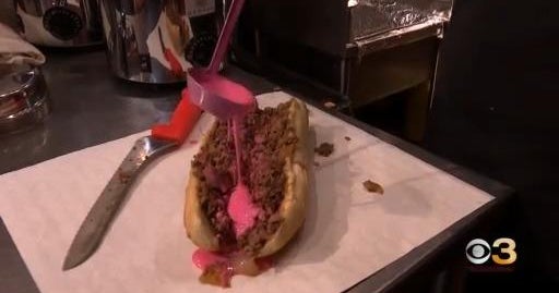 Spataro's selling pink cheesesteaks at Reading Terminal Market to ...