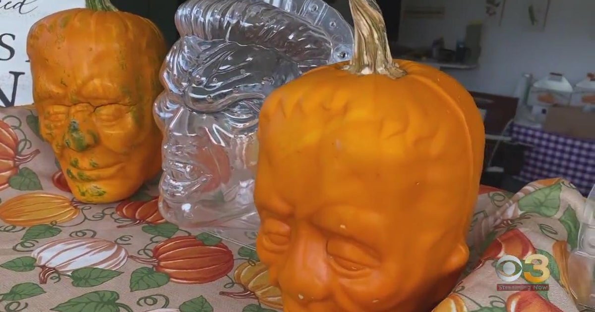 Pennsylvania farmer grows head-shaped pumpkins - CBS Philadelphia