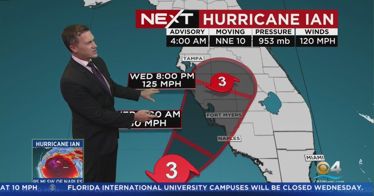 Tracking Hurricane Ian 9/28/2022 4AM - CBS Miami
