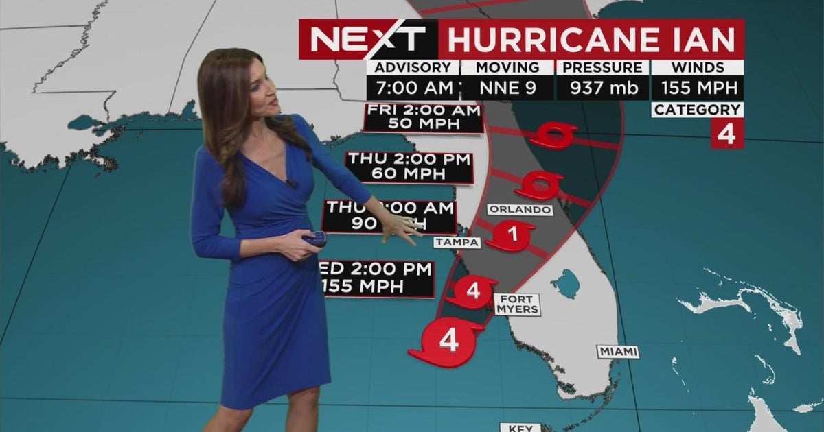 NEXT Weather Team tracking Hurricane Ian 9/28/2022 - CBS Miami
